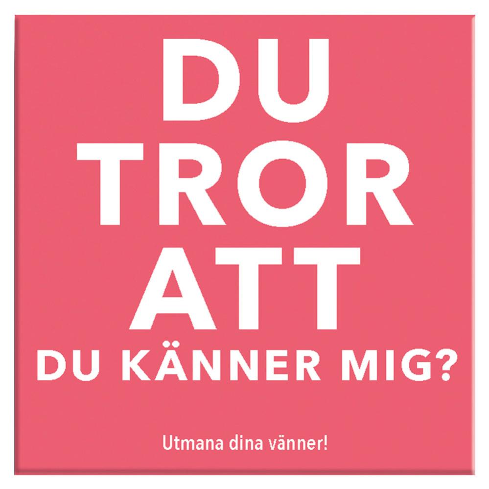 Gift Game: Du Tror Att Du Känner Mig Peli - Partyhalli.fi