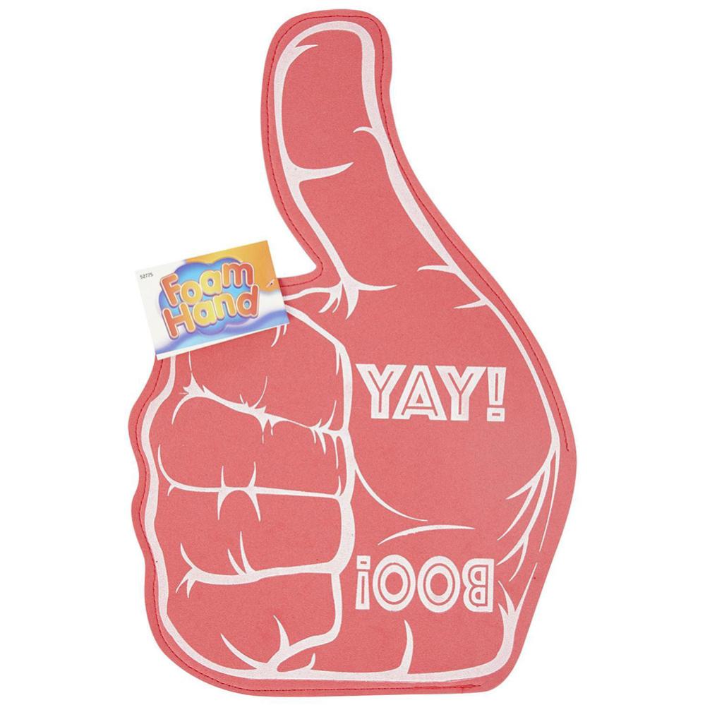 Foam Hand Yay/Boo - Partyhalli.fi