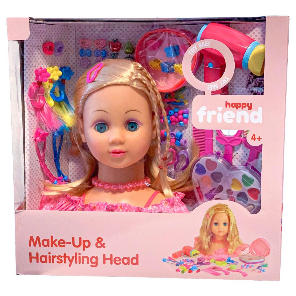 Happy Friend Stailausnukke Vaaleaverikkö - Partyhalli.fi