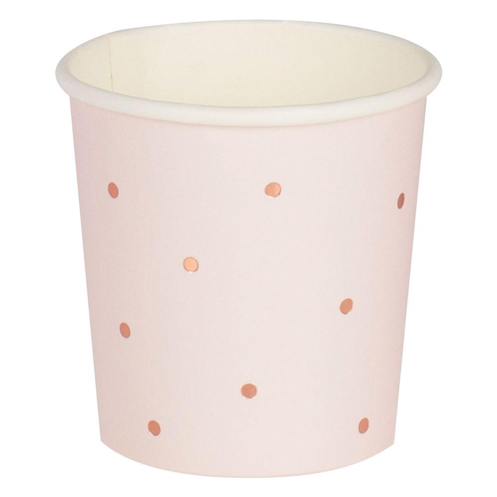 Shottilasi Pastelli Vaaleanpinkki ja Ruusukulta - Partyhalli.fi