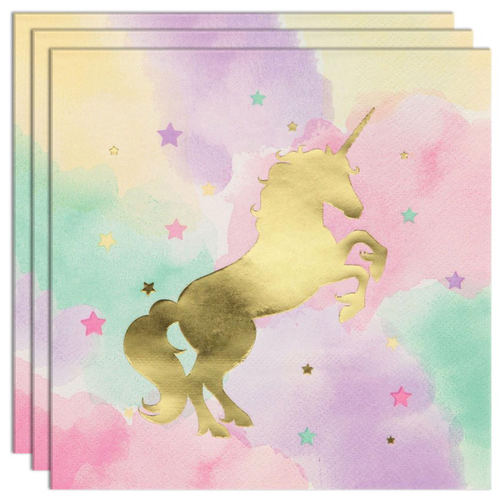 Lautasliinat Unicorn Sparkle - Partyhalli.fi
