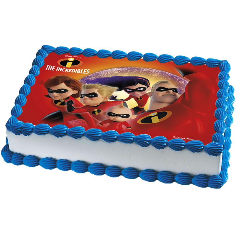 Supersankarit Kakkukuva Suorakaide A - Partyhalli.fi